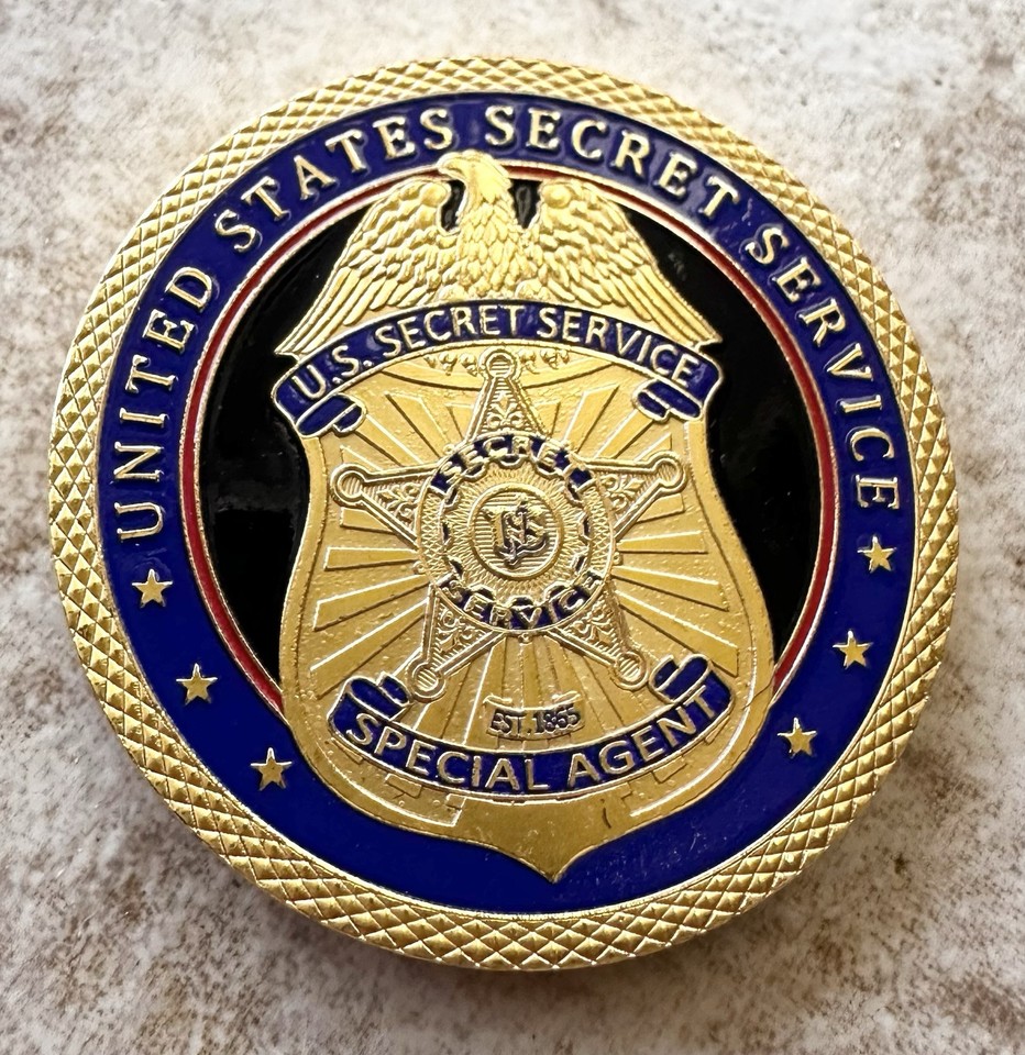 UNITED STATES SECRET SERVICE SPECIAL AGENT CHALLENGE COIN WITH ...