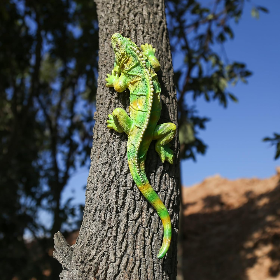 Garden Lizard Statue Simulation Lizard Statue Decorative Resin Animal ...