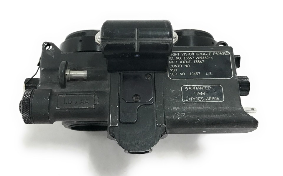 ITT AN/PVS-23 F5050RG 3rd Generation Night Vision Goggles w/ F9800RG ...