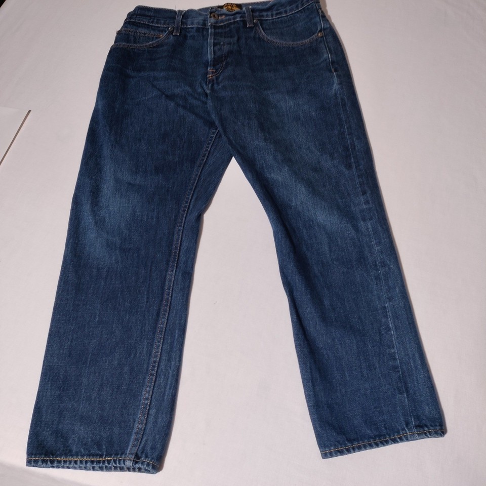 Brave Star Selvage Denim Jeans Sz 35 (32"x26" Actual) Straight Leg ...