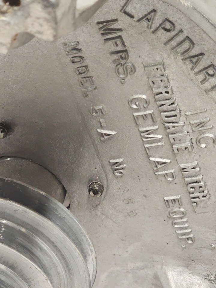 Lapidary Hobbycrafts GemLap 5-A No. 369 Flat Lap Faceter Faciting ...