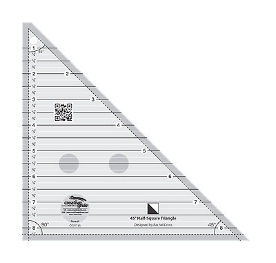Creative Grids 45 Degree Half-Square Triangle Sewing & Quilting Ruler ...
