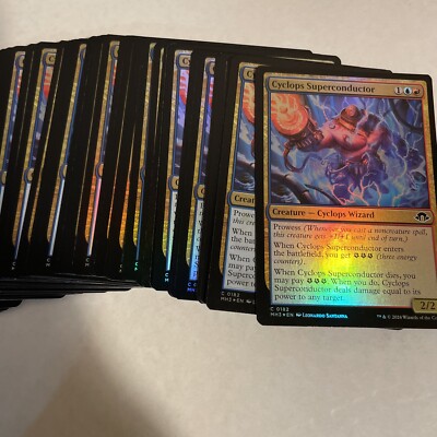 MTG MH3 Cyclops Superconductor Foil x4 Playset Modern Horizons 3 Common ...