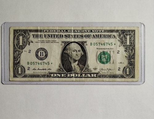 2013 b one dollar star note duplicate B05746745* | eBay