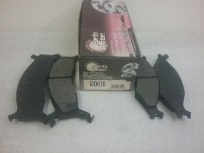 MD670 Parts Master Semi-Metallic Disc Brake Pads | eBay