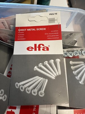 ELFA Sheet Metal Screw CASE (500 Screws Per Case) 470796 - BRAND NEW ...
