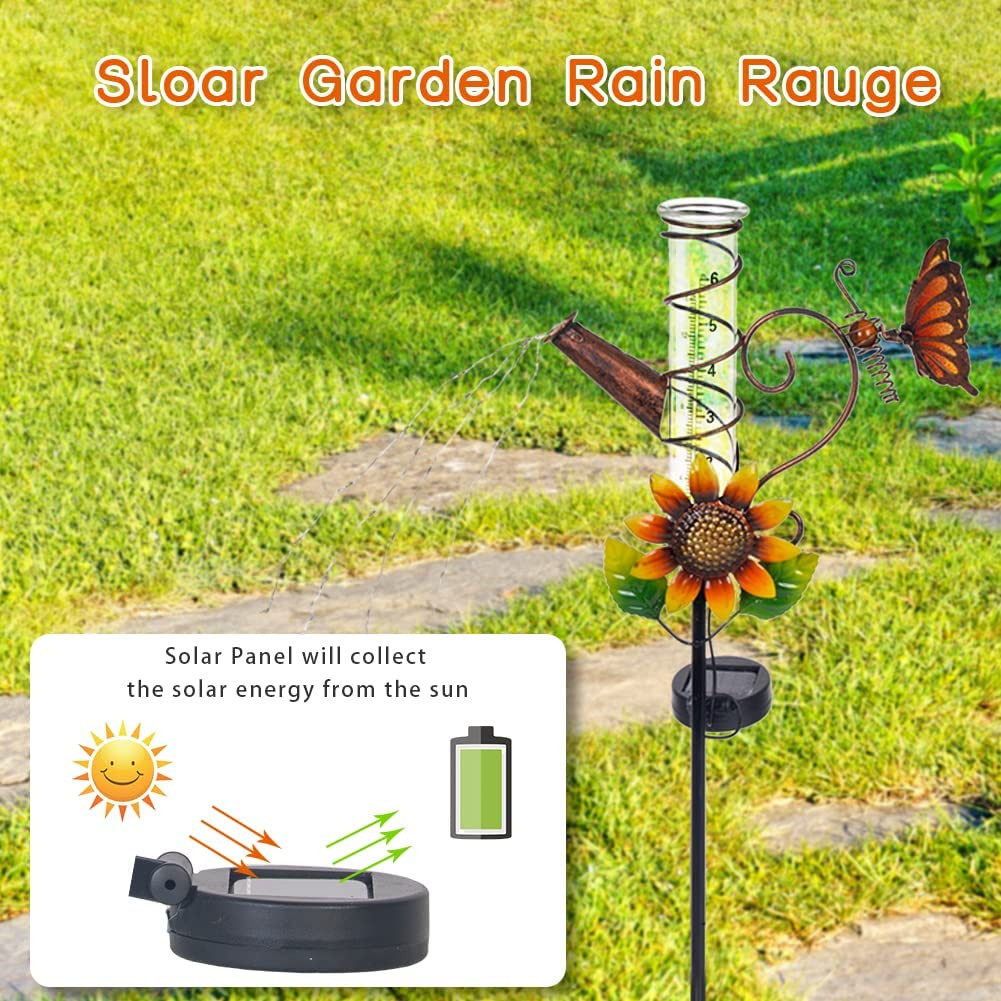 Solar Powered Rain Gauge
