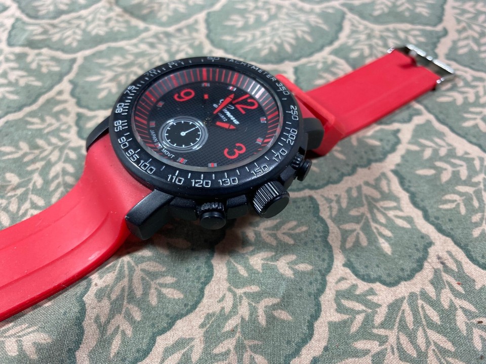 Geneva Mens Quartz 55mm Tachymeter Watch | eBay