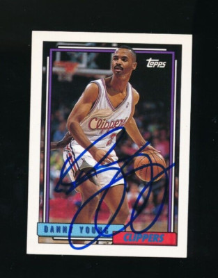 1992-93 Topps Danny Young #53 signed auto autograph very very tough ...