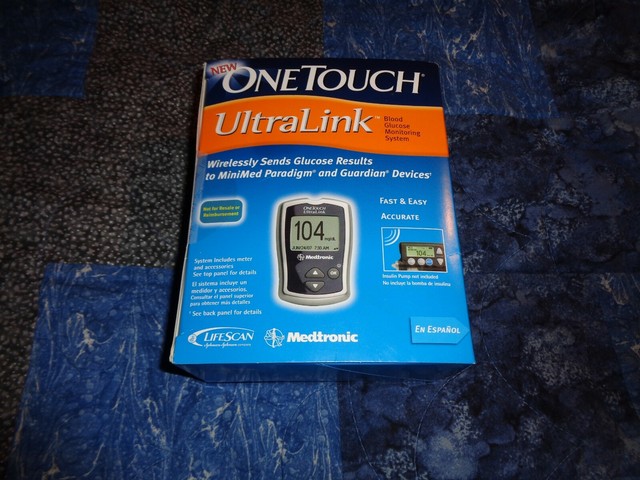 One Touch Ultra Link Medtronic Blood Glucose Monitor Meter Kit Brand ...