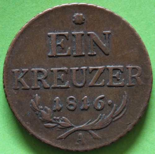 AUTRICHE EIN KREUZER 1816 | eBay