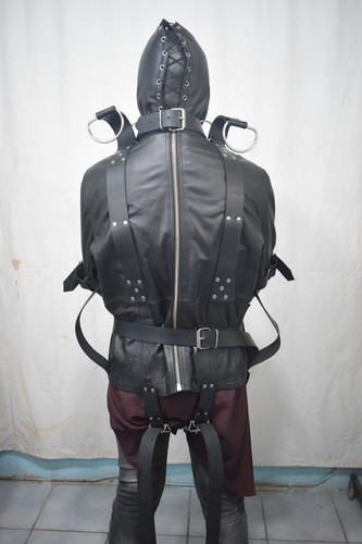 Genuine Leather Bondage Straitjacket BDSM Suspension Roleplay BDSM B ...