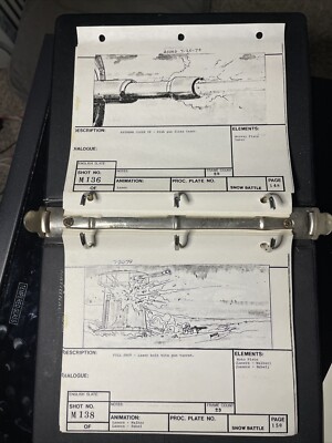 Star wars storyboards Empire Strikes Back movie props George Lucas Art ...