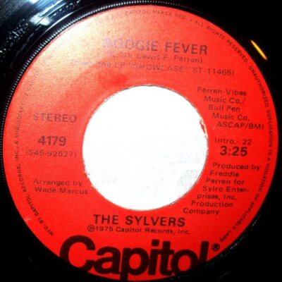 THE SYLVERS - BOOGIE FEVER / FREE STYLE U.S. 7 INCH RECORD 1975 2 ...