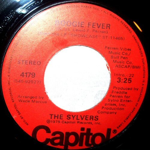 THE SYLVERS - BOOGIE FEVER / FREE STYLE U.S. 7 INCH RECORD 1975 2 ...