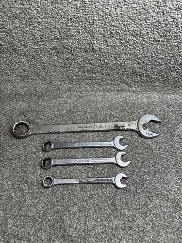 Set of 4 Mac Tools Sabina 1” Combination Wrench CW32, CW18, CW16 9/16 ...