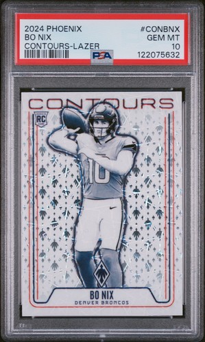 2024 Panini Phoenix - Contours Bo Nix #CON-BNX Hyper (RC) for sale online | eBay