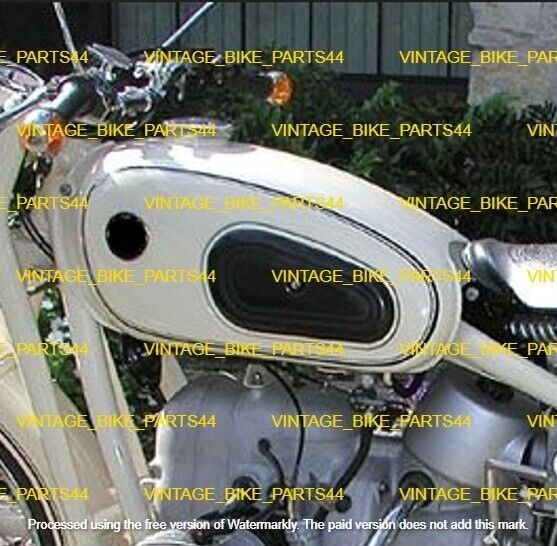 Bmw 1960 R60/2 Airhead R69s S757 Schorsch Meier weiß lackiert Stahl ...