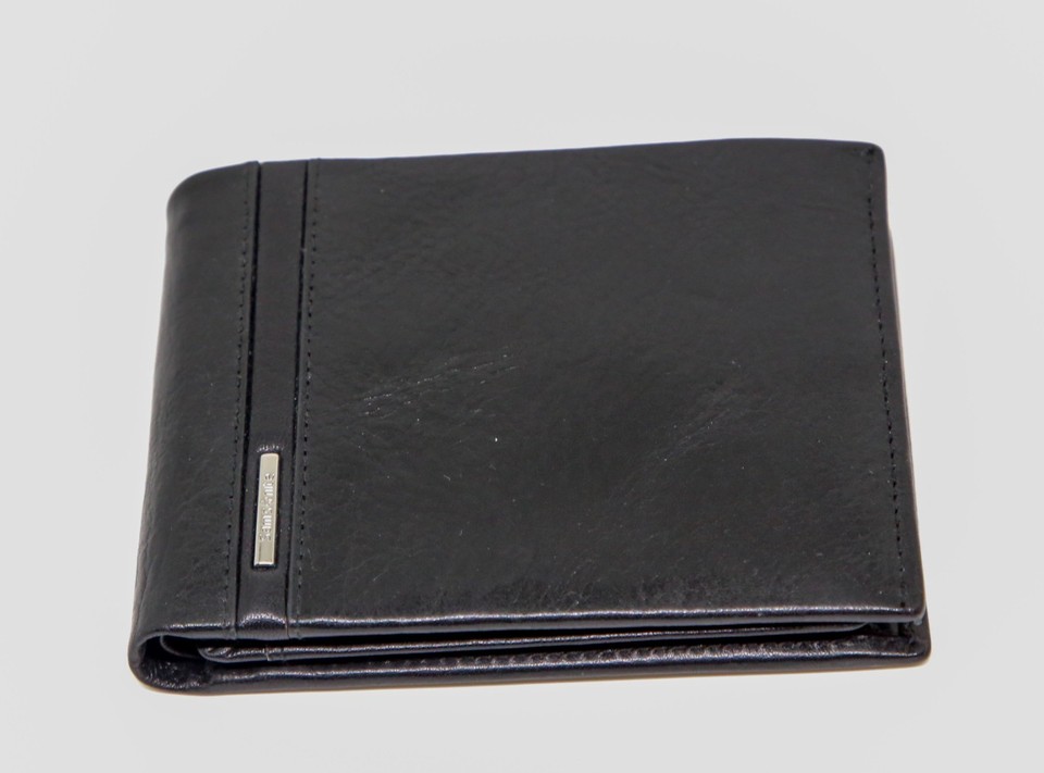 Samsonite Men’s Genuine Leather Trifold Wallet with RFID Black | eBay