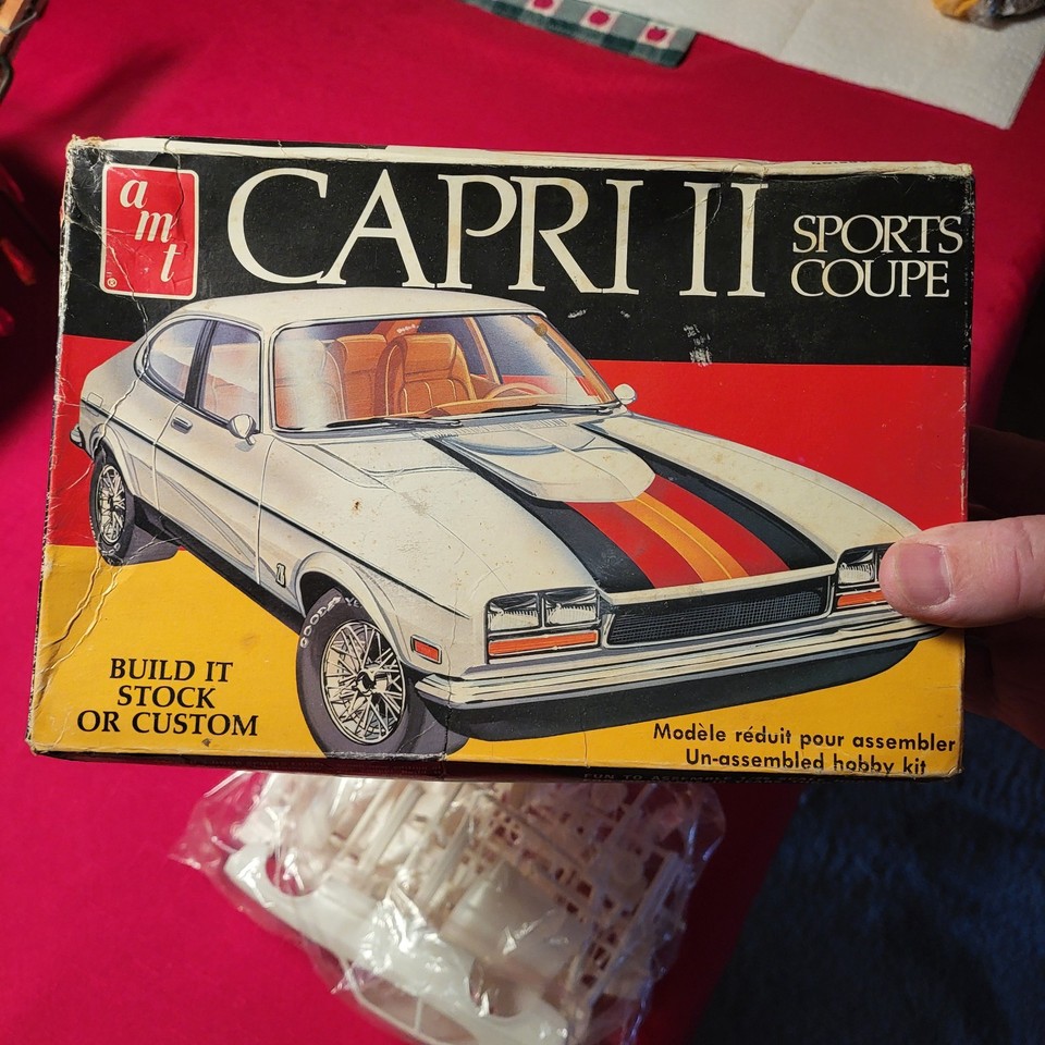 AMT 1975 Mercury Capri II 1/25 Model Kit T435 Original Issue Unbuilt ...