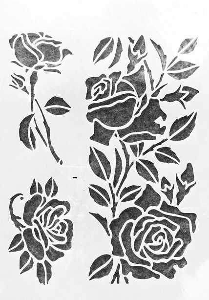 Rose Vine Stencil