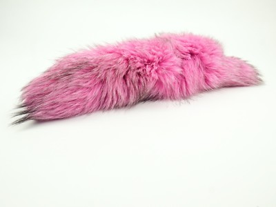 Premium Dyed Hot Pink Fox Tail (18-05-HP) Y2P | eBay
