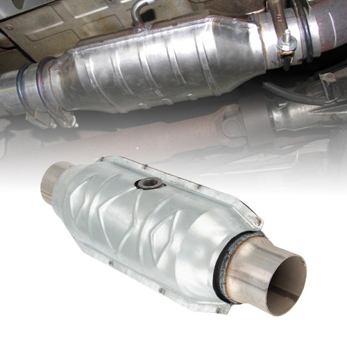 High Flow Performance Catalytic Converter Universal 2.5" Inlet& Outlet ...