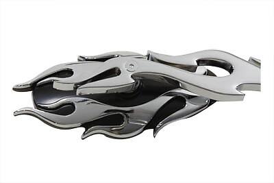 V-Twin 34-1590 Fireball Mirror Set Billet Chrome Pair Harley Metric 65 ...