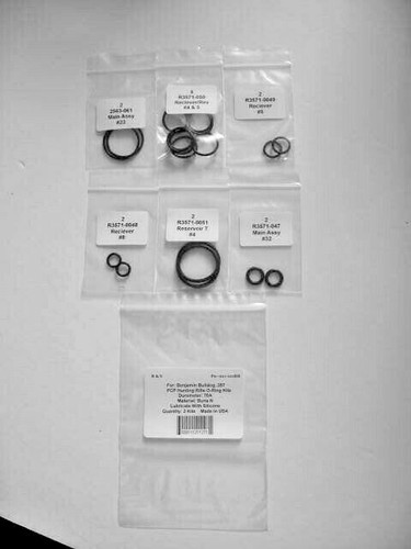 Double Crosman Benjamin Bulldog .357 Air Rifle O'ring kit / R&S 011 ...