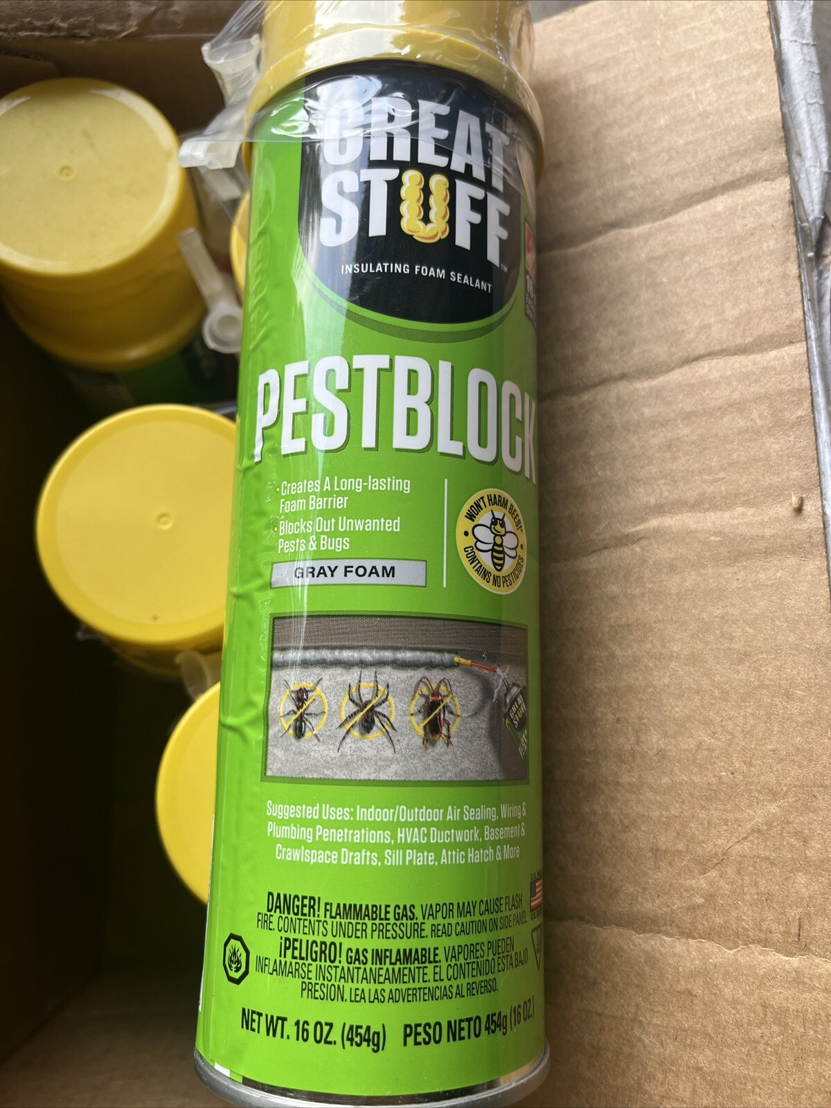 GREAT STUFF PRO Pestblock Insulating Foam. CASE OF 5. 5 PACK | eBay