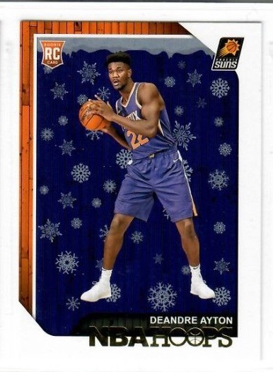 DEANDRE AYTON 2018 19 Hoops HOLIDAY WINTER SNOWFLAKE ROOKIE RC #248 ...
