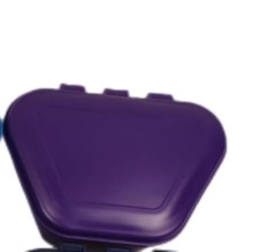 Ortho Box Dark Purple Plastic With Hinged Lid 12/bx | eBay