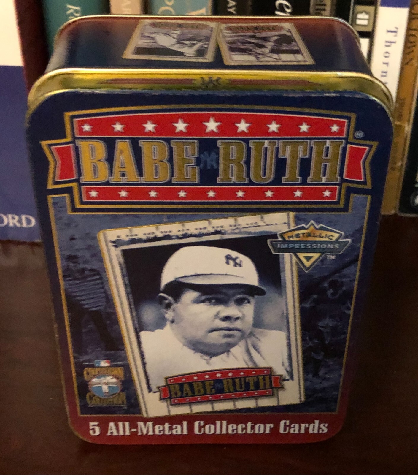 Metallic Impressions Babe Ruth 5 All-Metal Collector Cards Tin Set | eBay