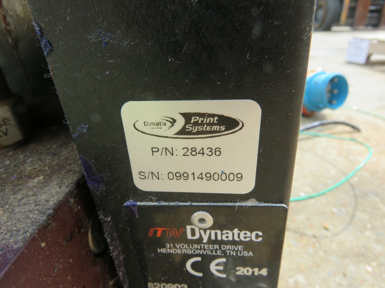 ITW DYNATEC INK JET 28436 DYNAMELT GLUE MACHINE USED | eBay