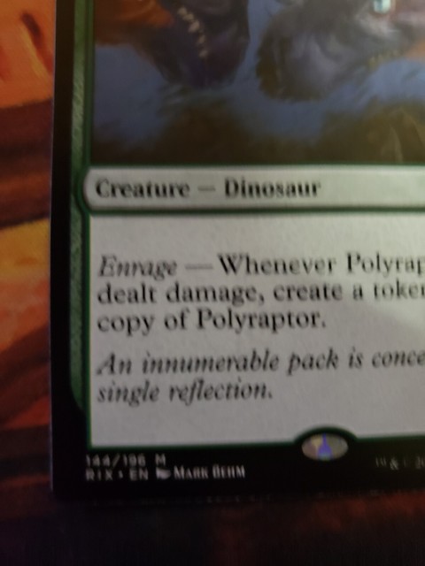 MTG Polyraptor Rivals of Ixalan 144/196 Regular Mythic for sale online ...
