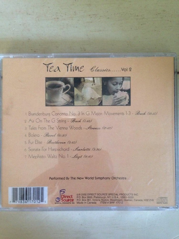 Tea Time Classics Vol. 2 by The New World Symphony Orchestra CD | eBay