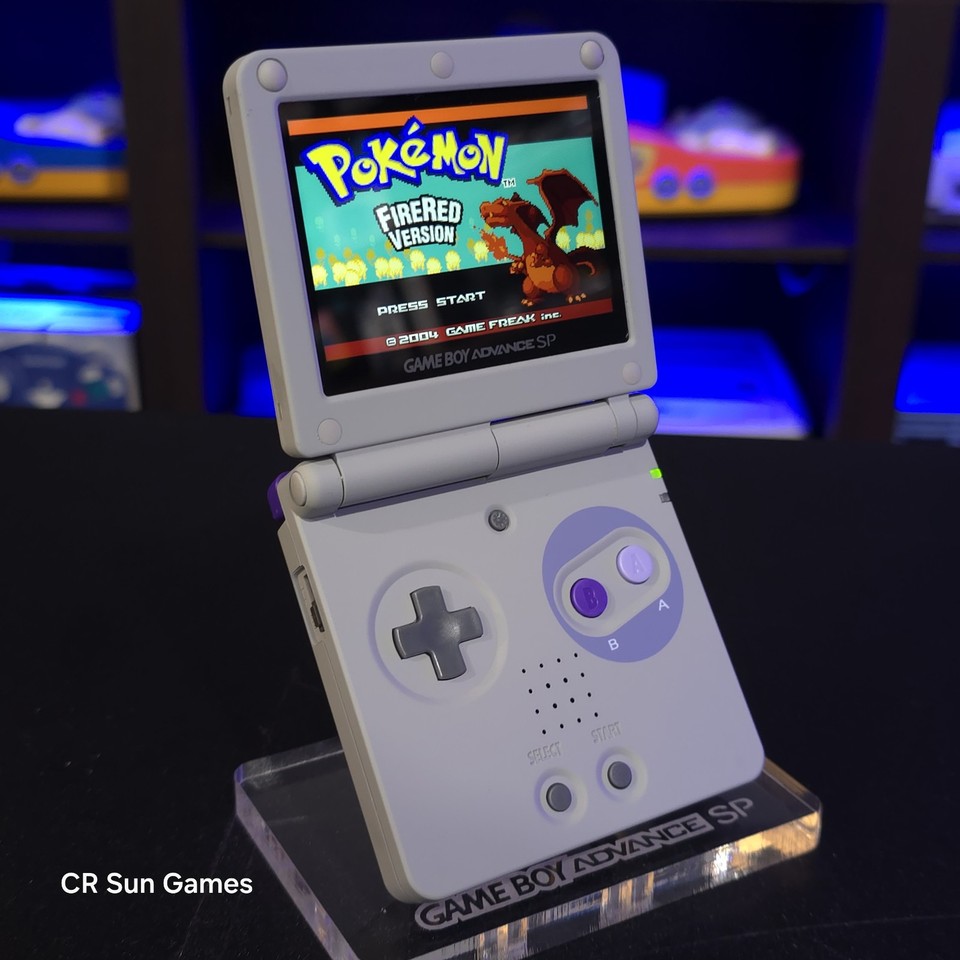 Super Nintendo SNES Game Boy Advance SP GBA SP IPS Screen Brightness ...