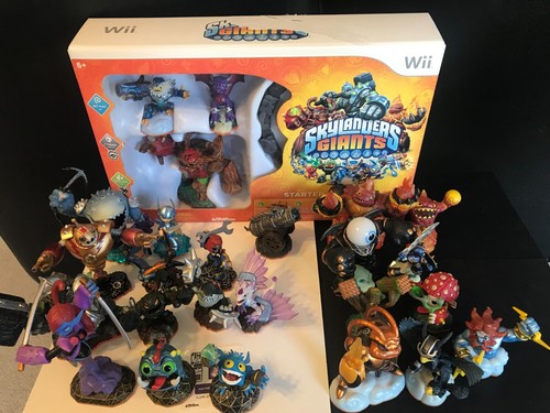 Nintendo Wii Skylanders Giants Starter Pack - Complete & 22 Addl = 25 ...