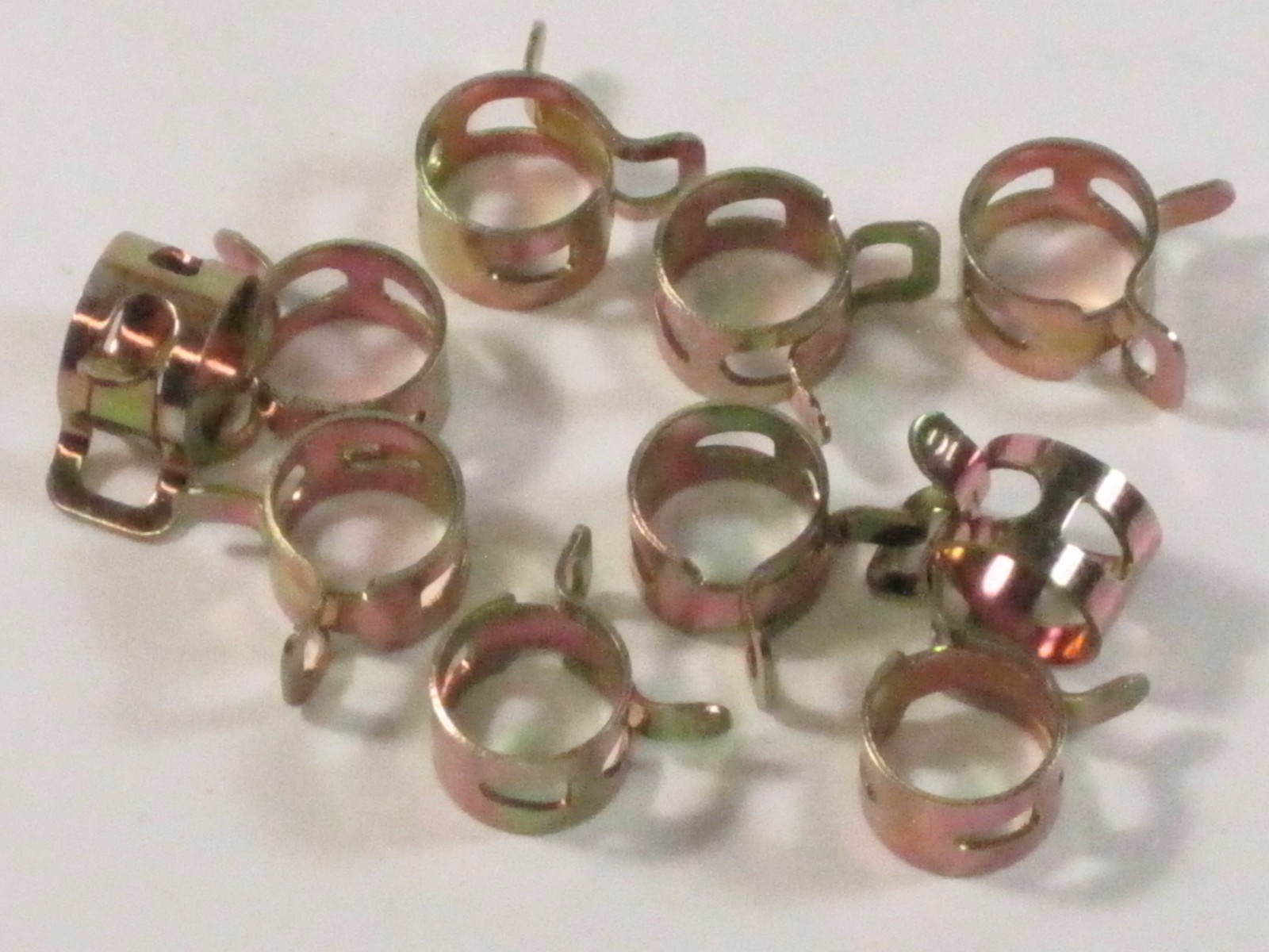 Fuel line clip set of 10 for 1/4" fuel line motorcycle carb tubing ...