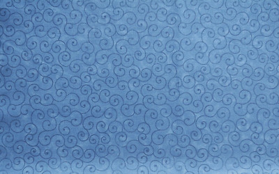 Blue 'Tilt a Whirl' Tone on Tone Cotton Quilting/Sewing Fabric - 1 Yard ...