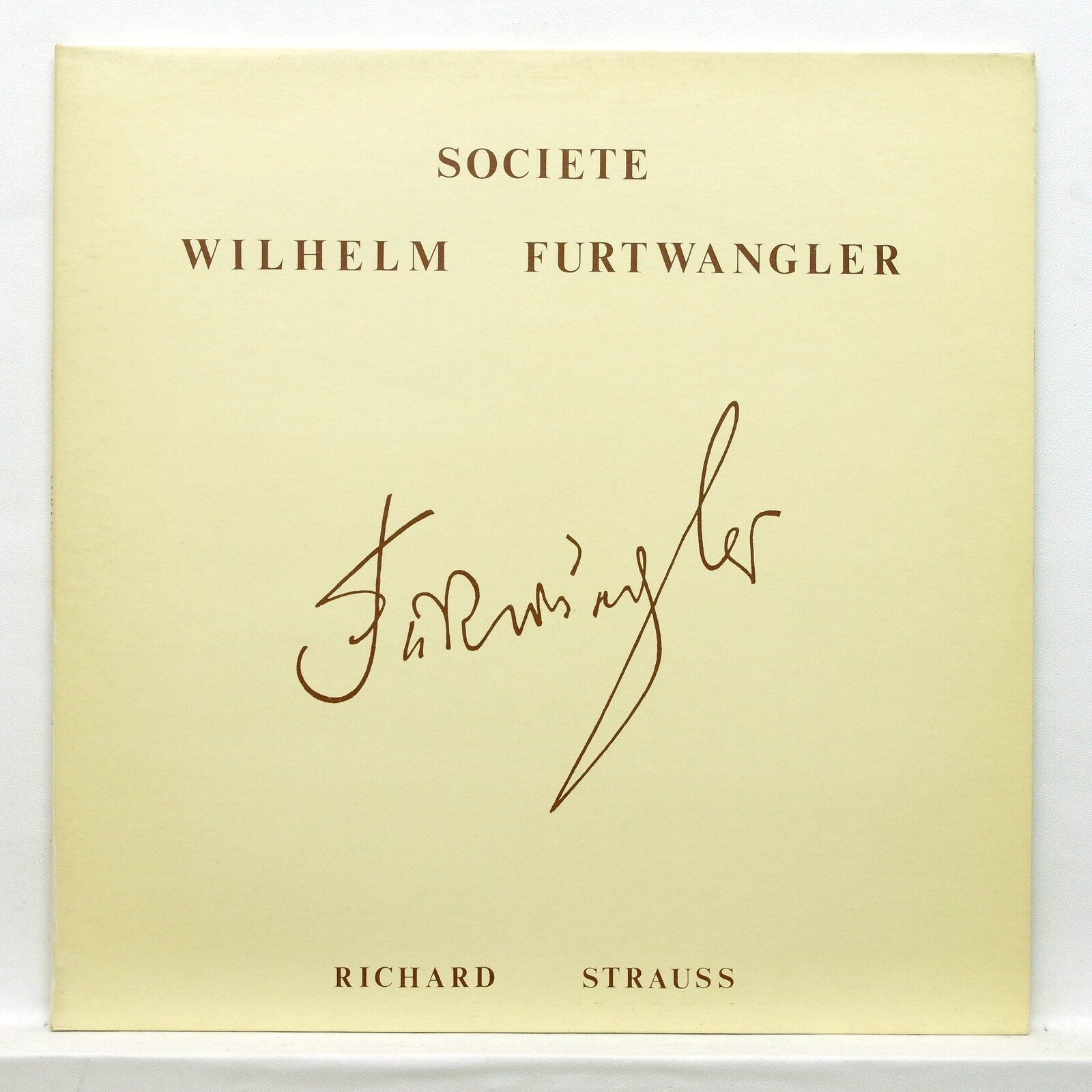 WILHELM FURTWANGLER - STRAUSS sinfonia domestica PRIVATE SWF 7902/7906 ...