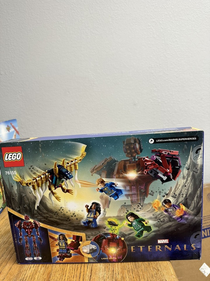 LEGO MARVEL ETERNALS In Arishem's Shadow Set (76155) 493 Pcs (Damaged ...