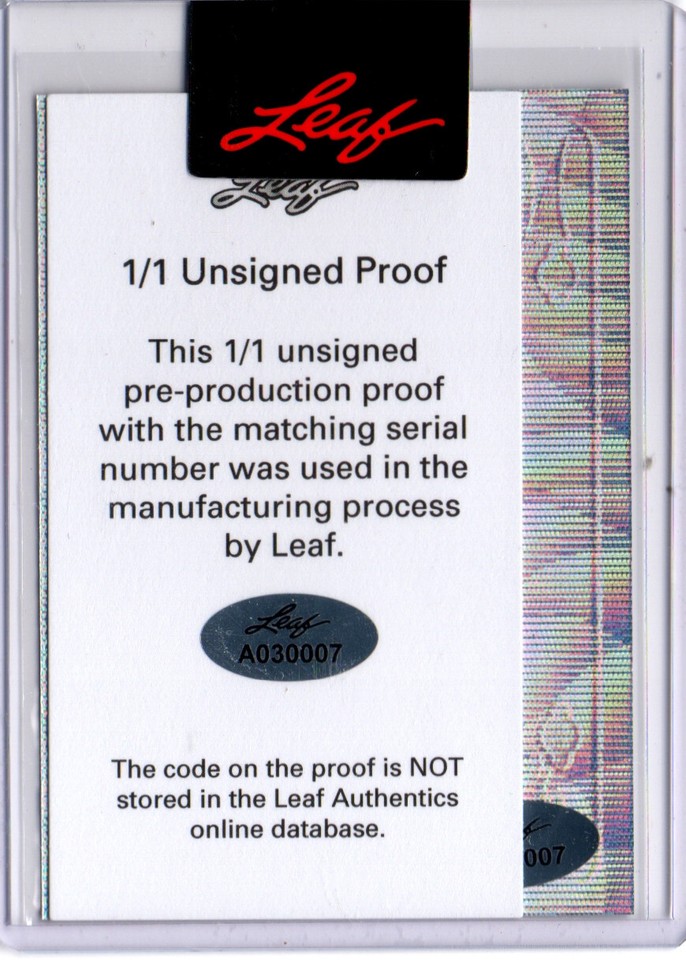 2023 Leaf Metal Pre-Production Proof Orange Wave Unsigned 1/1 Matt Corral RC | eBay