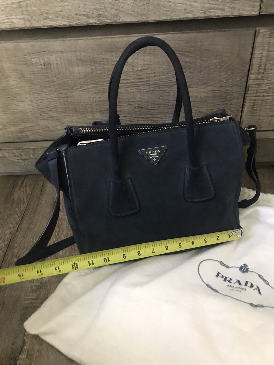 Prada Twin Pocket Suede Leather Bag Handbag Purse Tote | eBay Prada Twin Pocket Suede Leather Bag Handbag Purse Tote | eBay