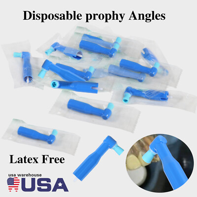 Prophy Angles Firm Cups 100 500/pk Dental Disposable Prophy Angle Blue ...