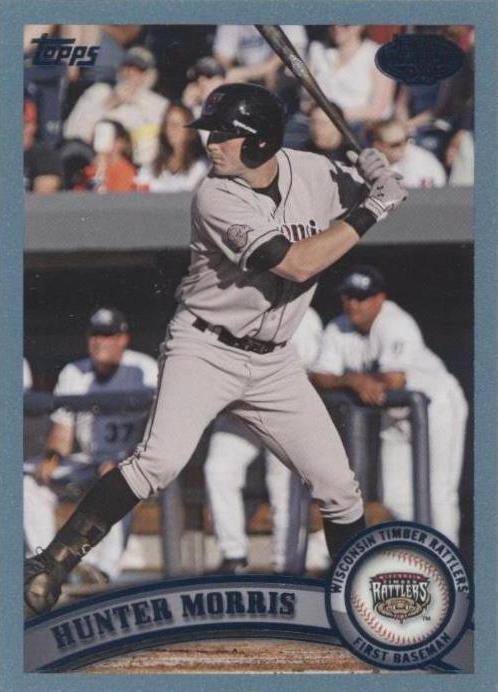 2011 Topps Pro Debut - Hunter Morris #303 Blue /309 (RC) for sale ...