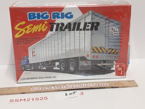 AMT Big Rig Semi Trailer 1:25 Scale Truck Model Kit AMT1164/06 (NISB ...