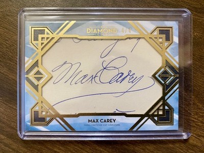 2020 Topps Diamond Icons Max Carey Auto Cut Signature /4 MLB HOF ...