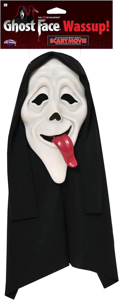 Fun World Officially Licensed Scary Movie “Wassup” Mask Costume ...