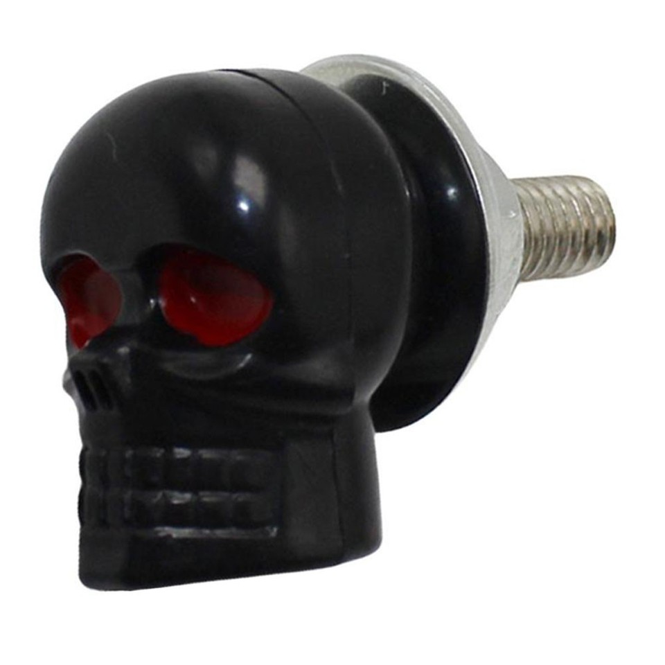 Skull Motorcycle License Plate Frame Bolt Screws Set for 6mm Bolt ...